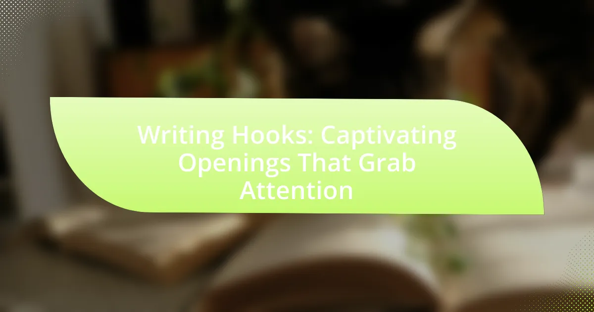 Writing Hooks: Captivating Openings That Grab Attention ...